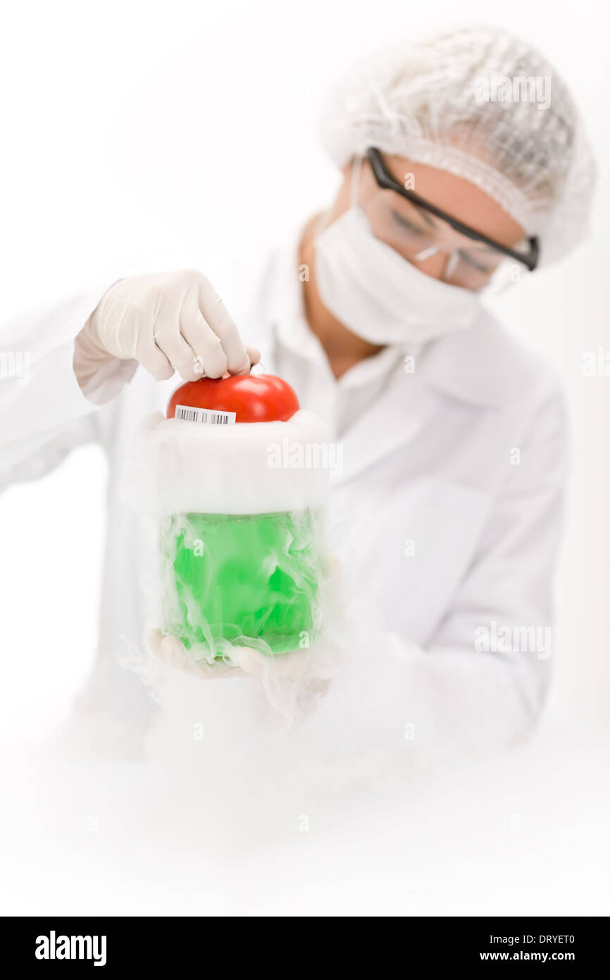 Genetic engineering - scientist in laboratory Stock Photo - Alamy