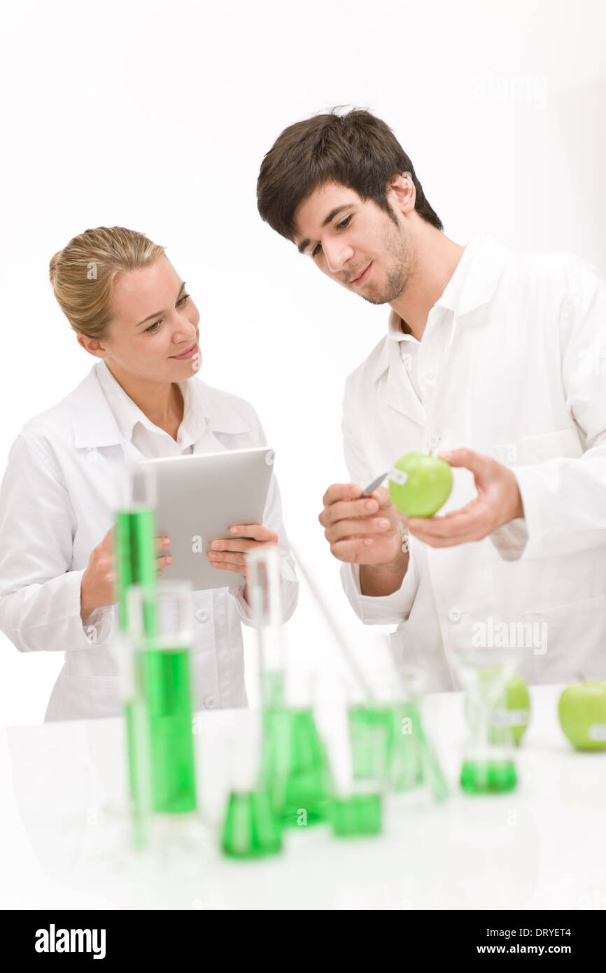 Genetic engineering - scientist in laboratory Stock Photo - Alamy