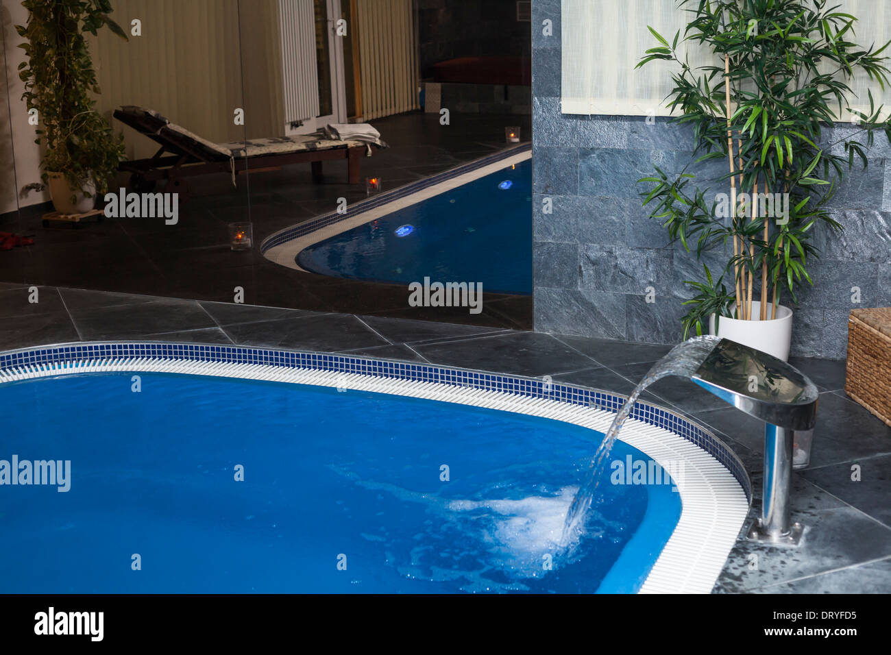 Interior of wellness and Spa swimming pool Stock Photo - Alamy