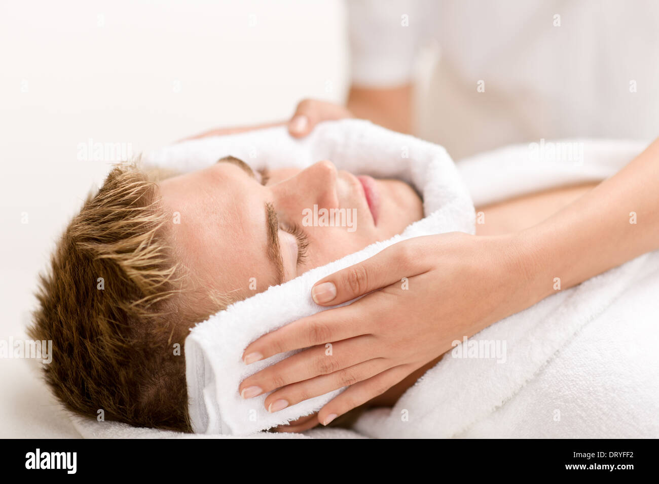 Male cosmetics - luxury spa treatment Stock Photo - Alamy