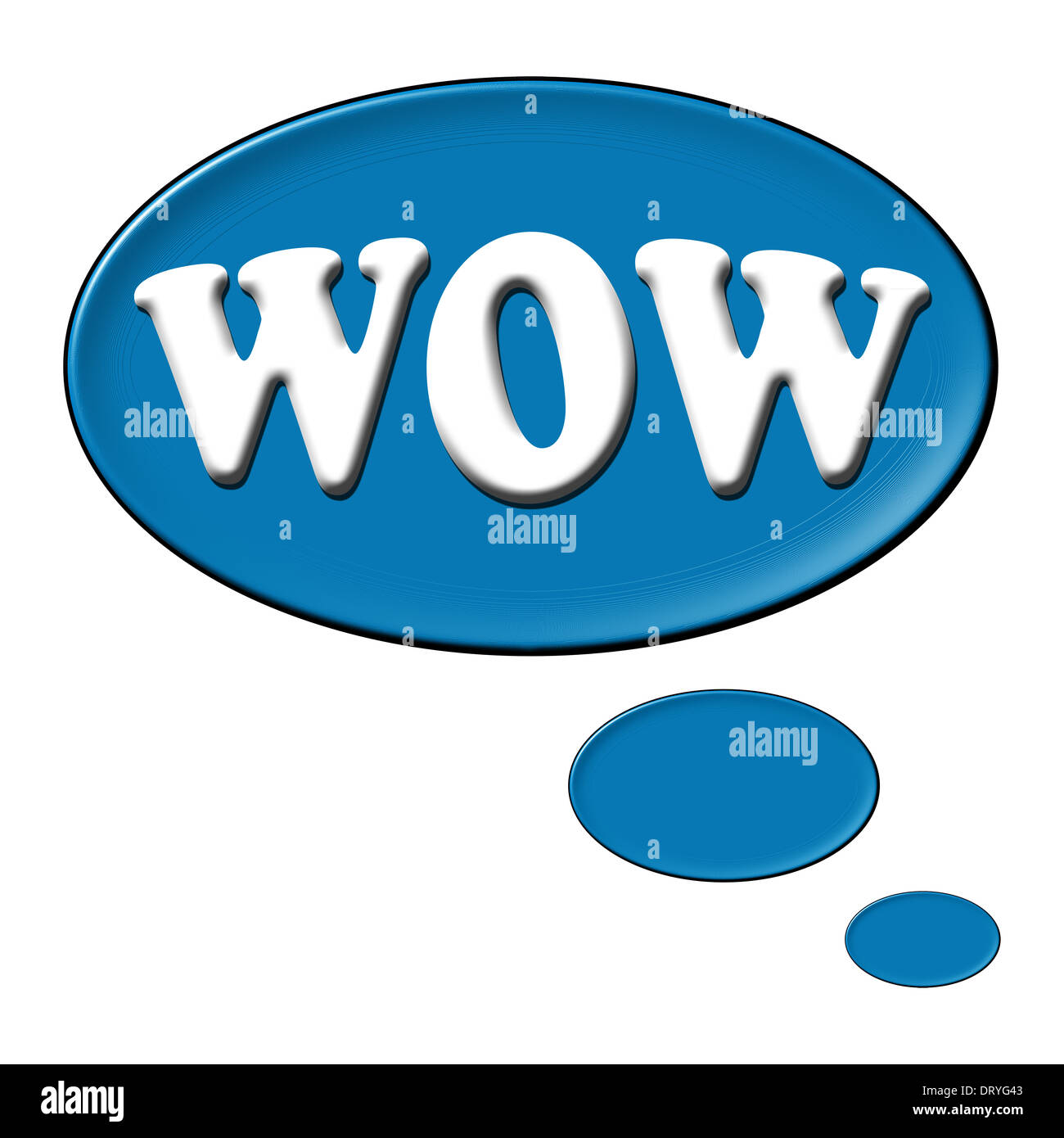 Wow message Cut Out Stock Images & Pictures - Alamy