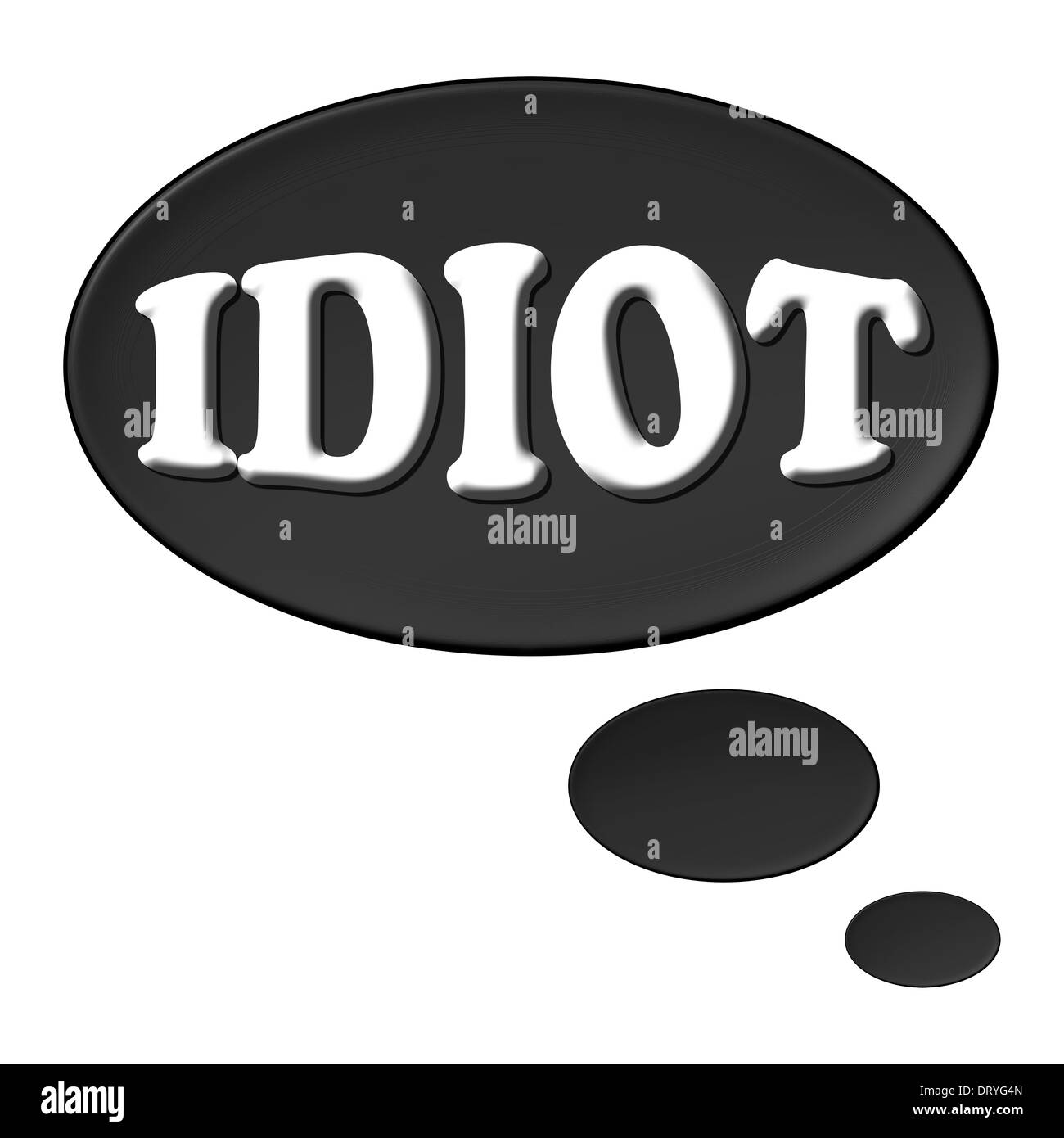Idiot Black and White Stock Photos & Images - Alamy
