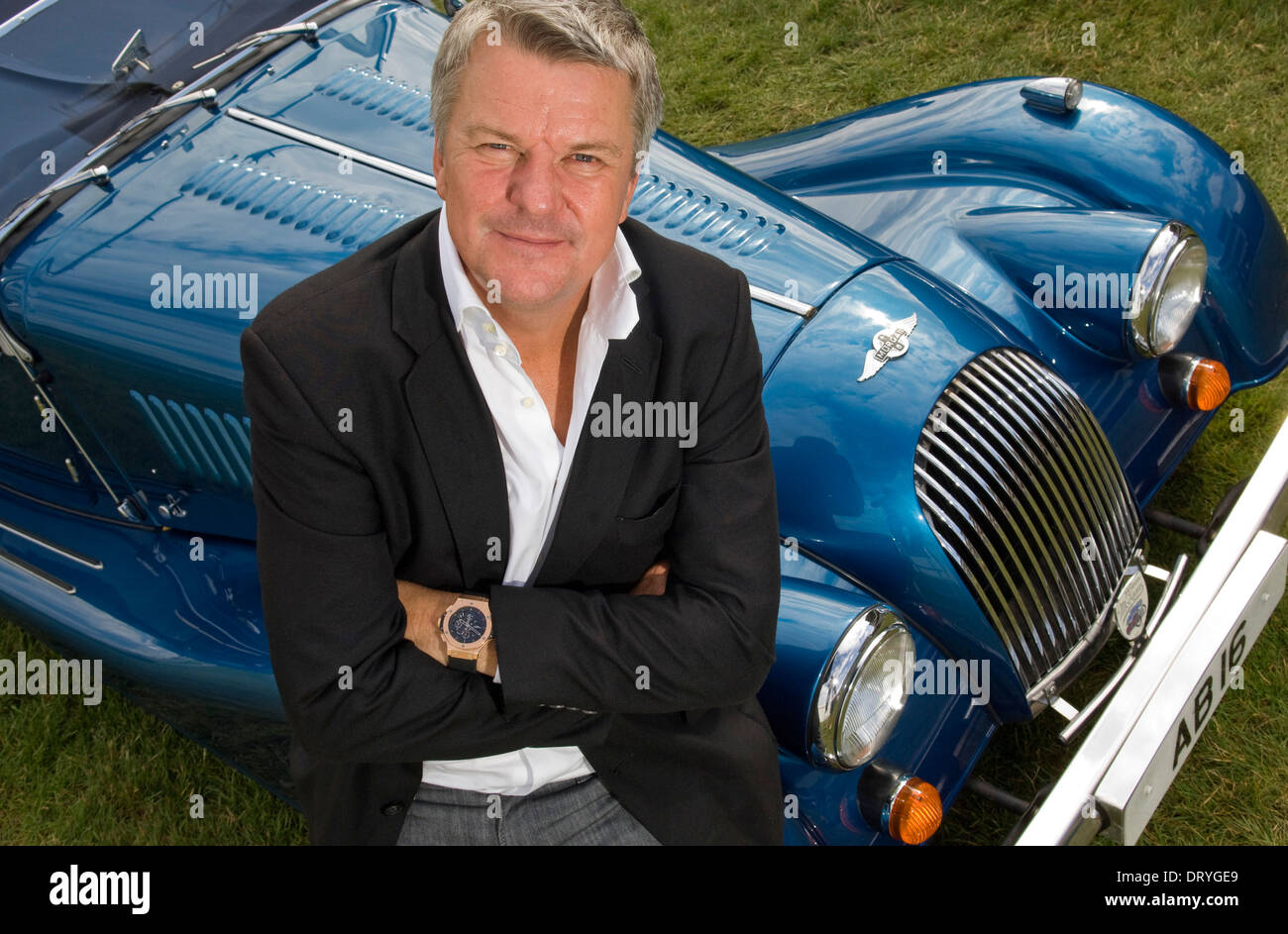 Morgan Cars factory in Malvern Link, Herefordshire, with CEO Charles ...