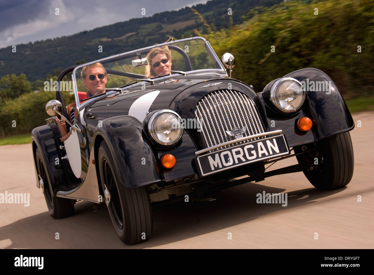 Morgan Cars factory in Malvern Link, Herefordshire, with CEO Charles ...