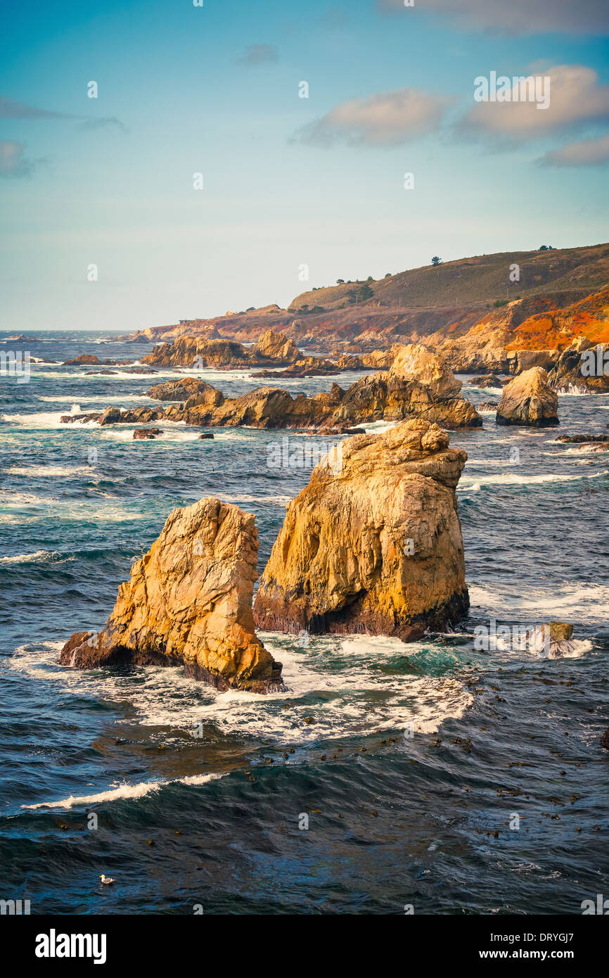 Big Sur rocks Stock Photo - Alamy