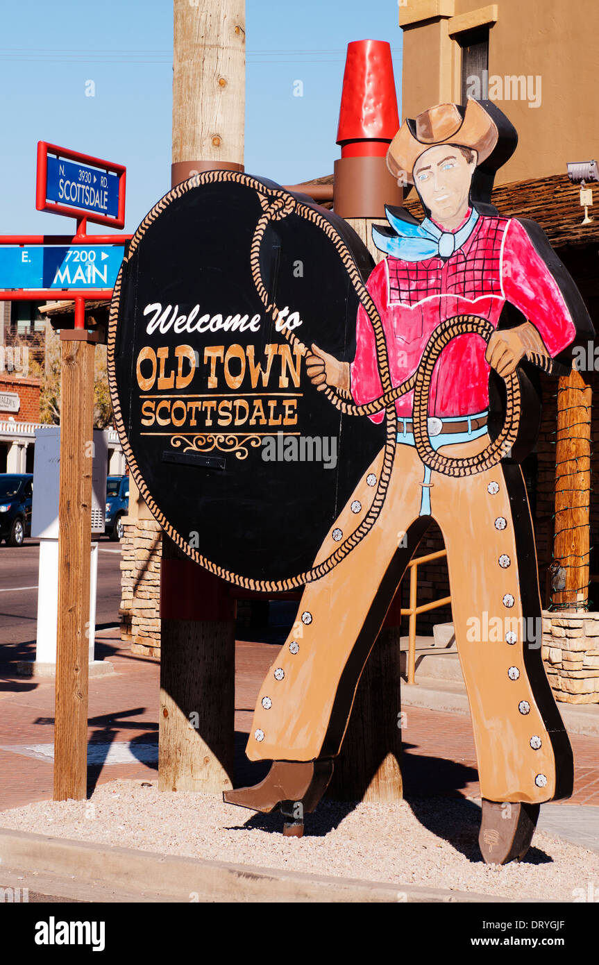 Scottsdale, old town hi-res stock photography and images - Alamy