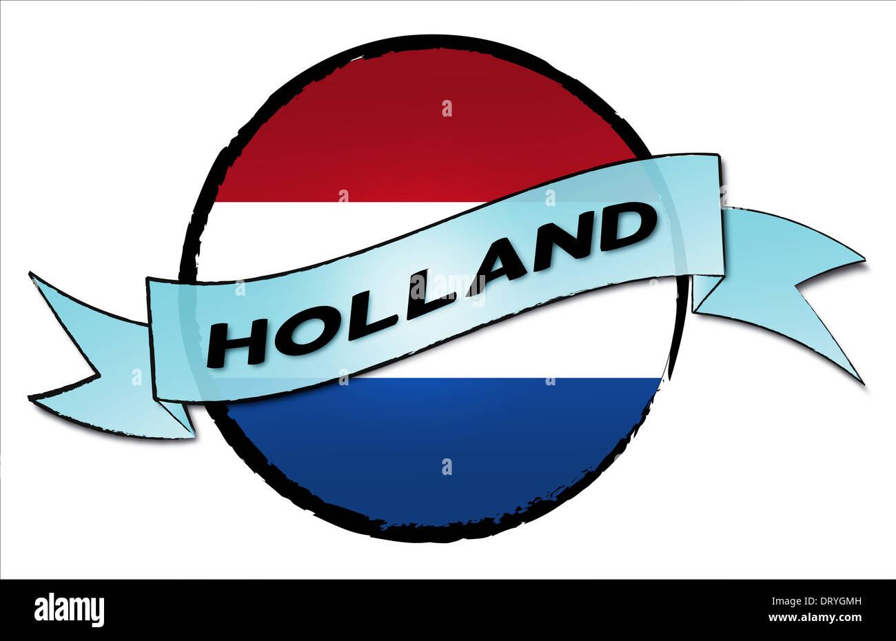 Circle Land Holland Stock Photo - Alamy