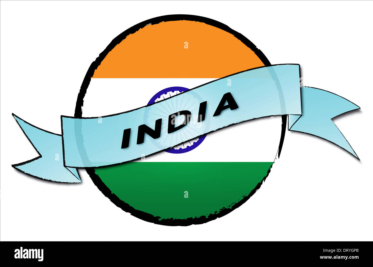 Circle Land INDIA Stock Photo - Alamy