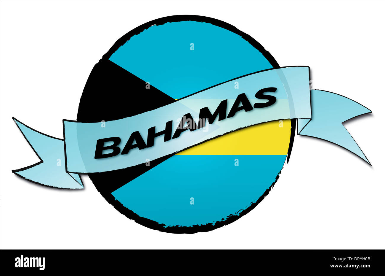 Circle Land BAHAMAS Stock Photo - Alamy