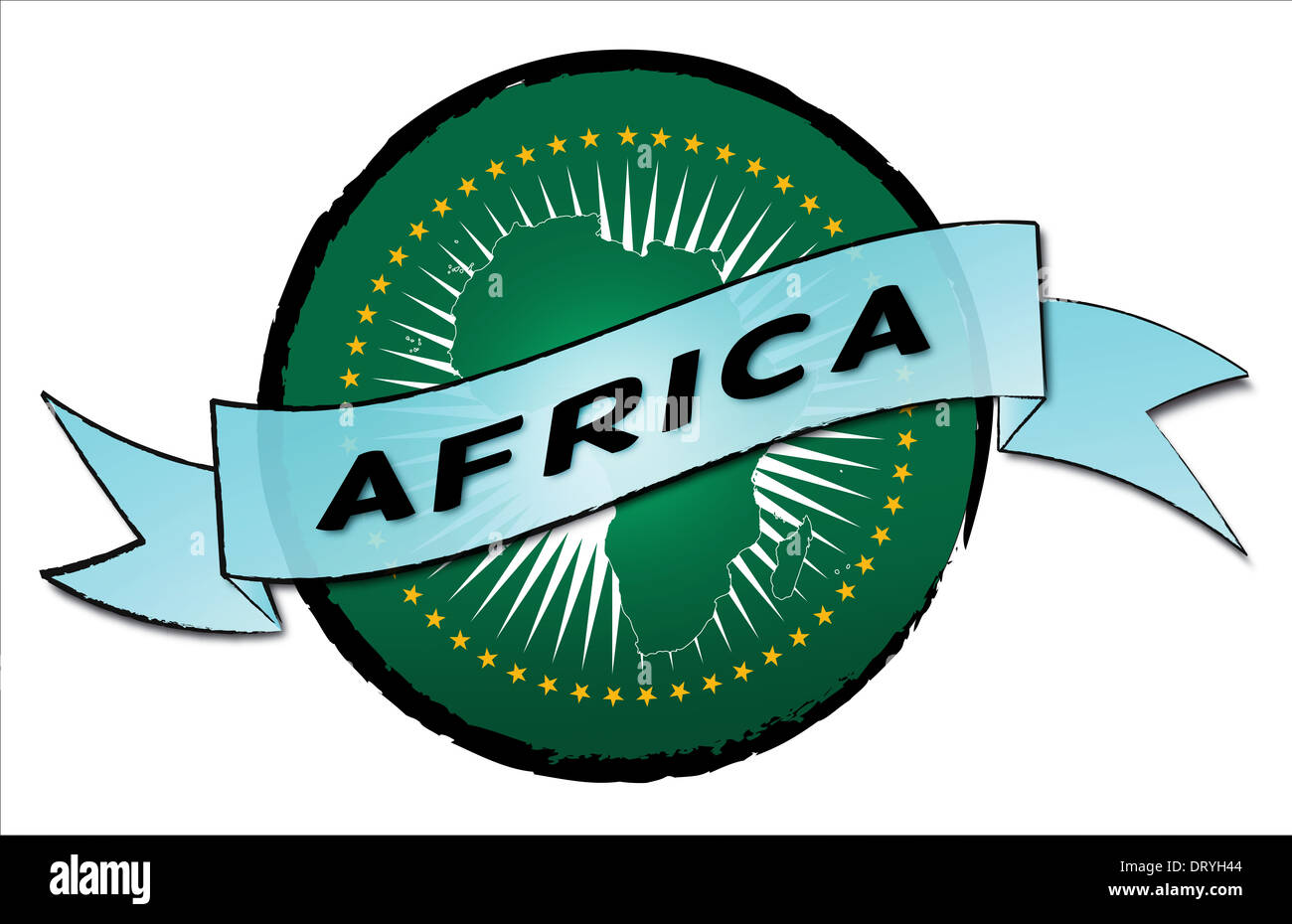 Continent circle Cut Out Stock Images & Pictures - Alamy