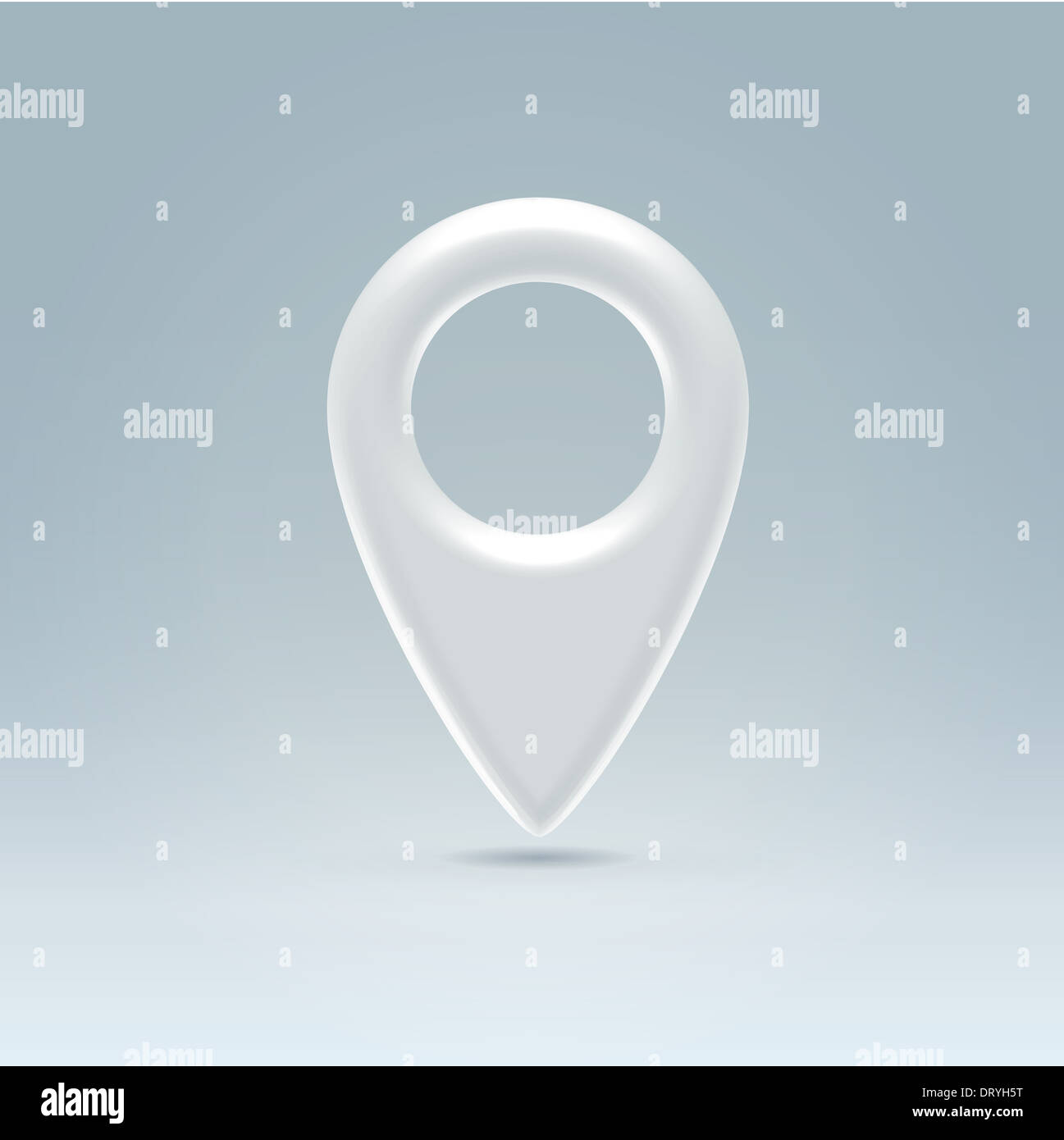 Blue map point symbol hi-res stock photography and images - Alamy