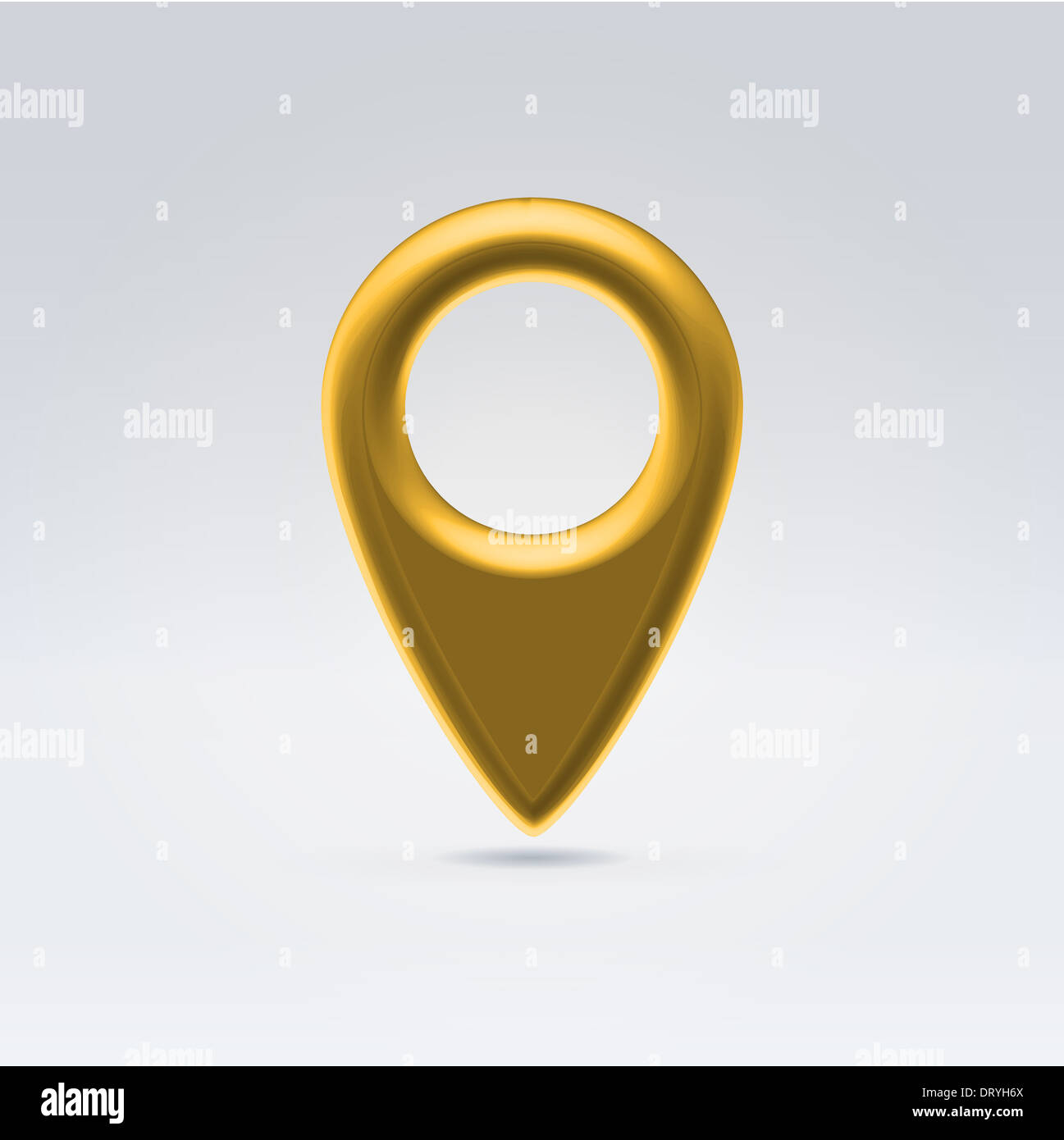 Blue map point symbol hi-res stock photography and images - Alamy