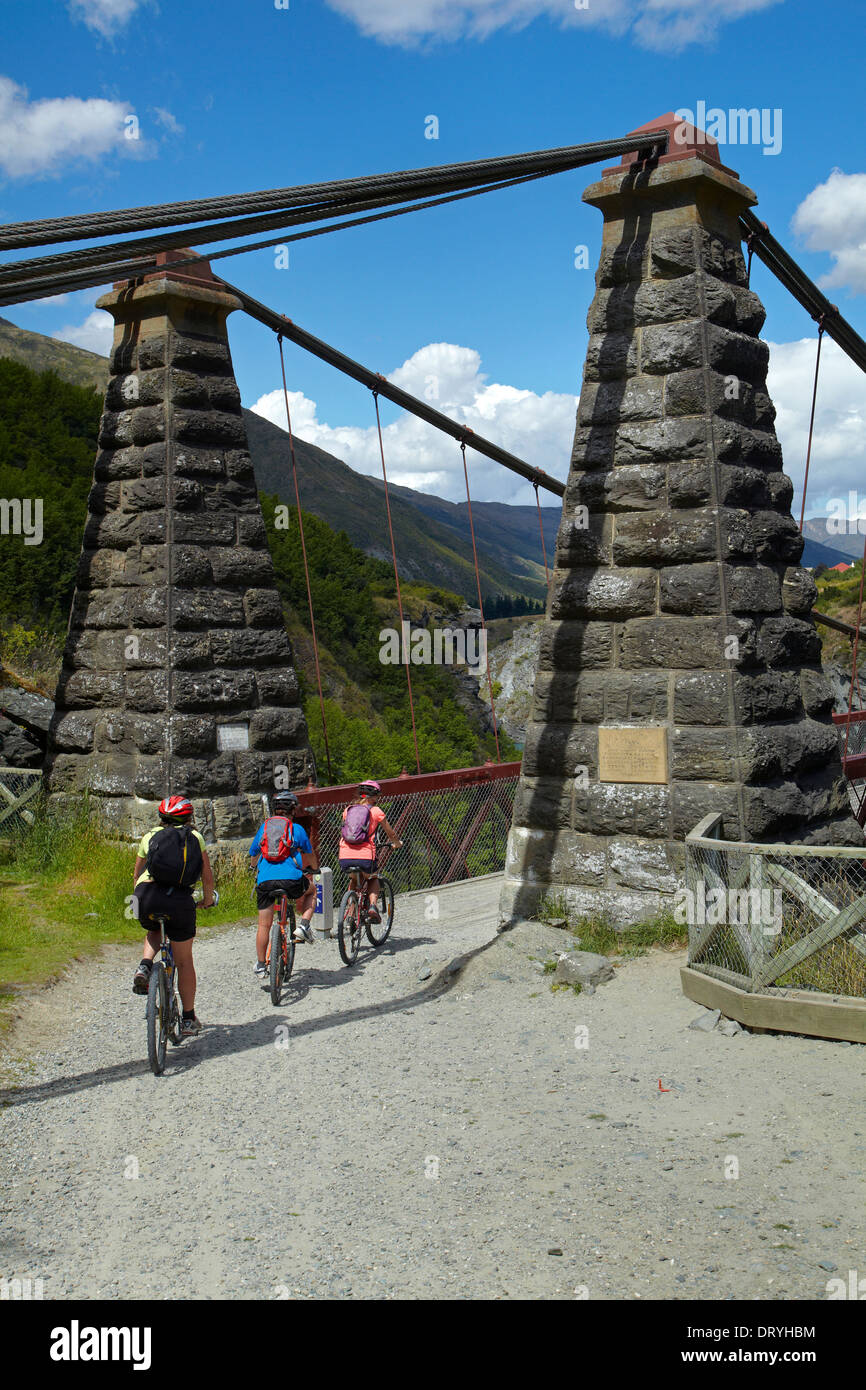 Children crossing bridge river hi-res stock photography and images - Alamy