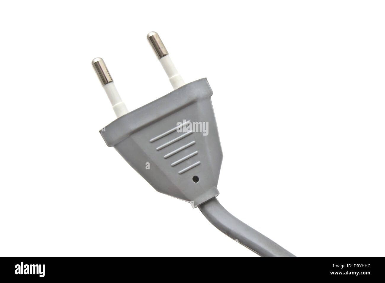 Gray electric plug Stock Photo - Alamy