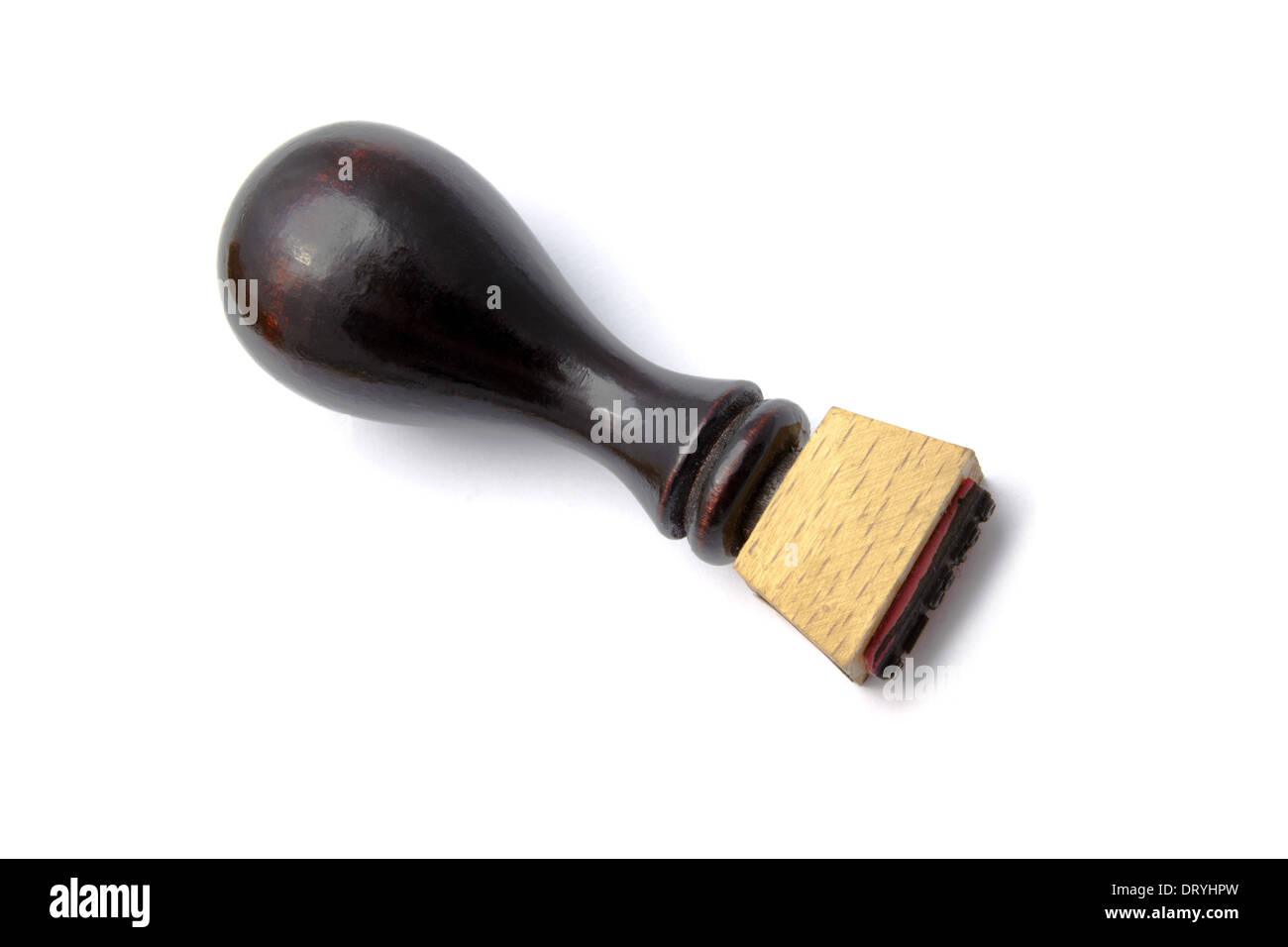 Old wooden stamp Stock Photo - Alamy