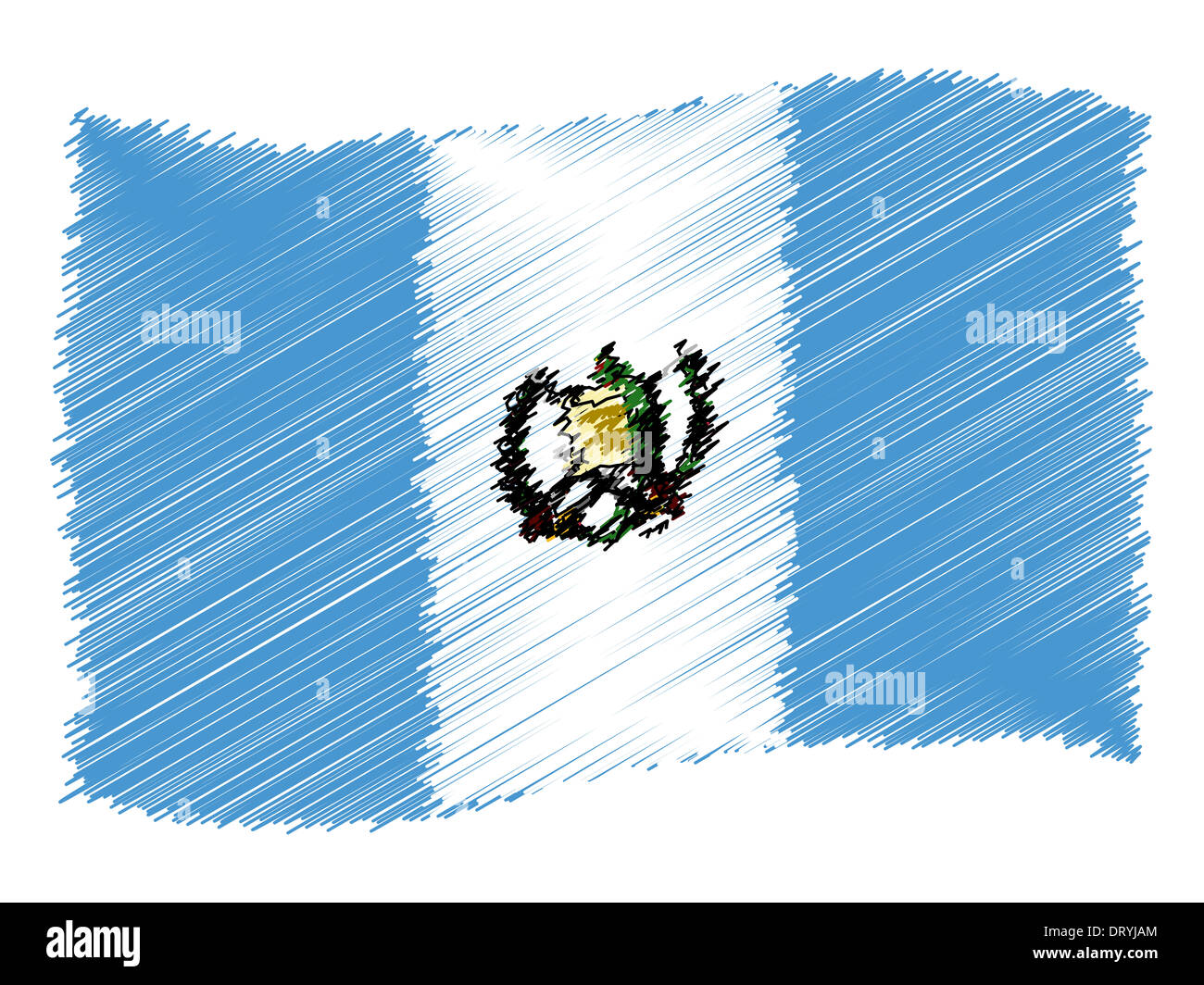Sketch - Guatemala Stock Photo - Alamy
