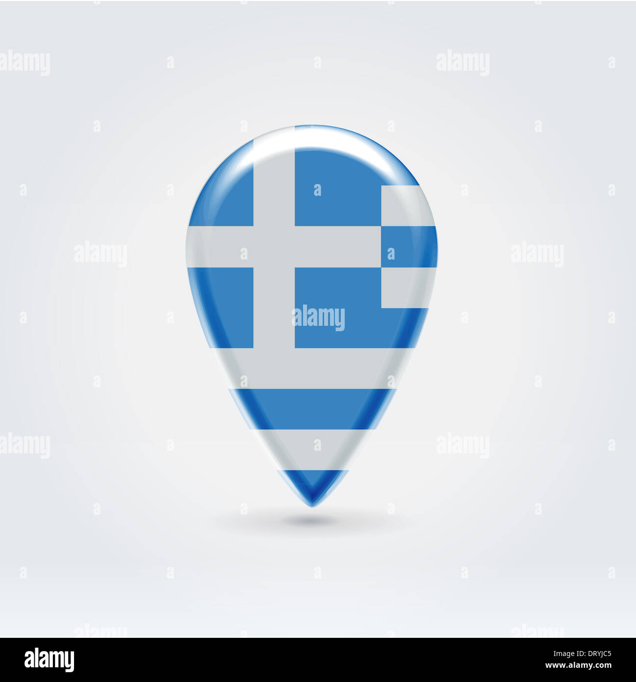 Geo location national point label Stock Photo - Alamy