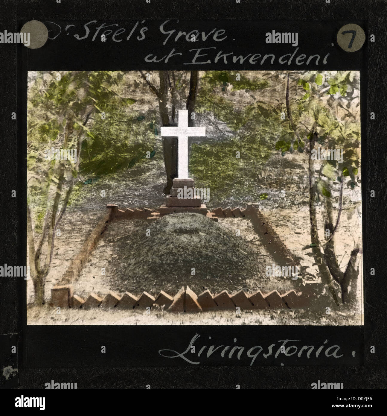 The grave of Dr. Steel, located in Ekwendeni, Livingstonia, Malawi ...