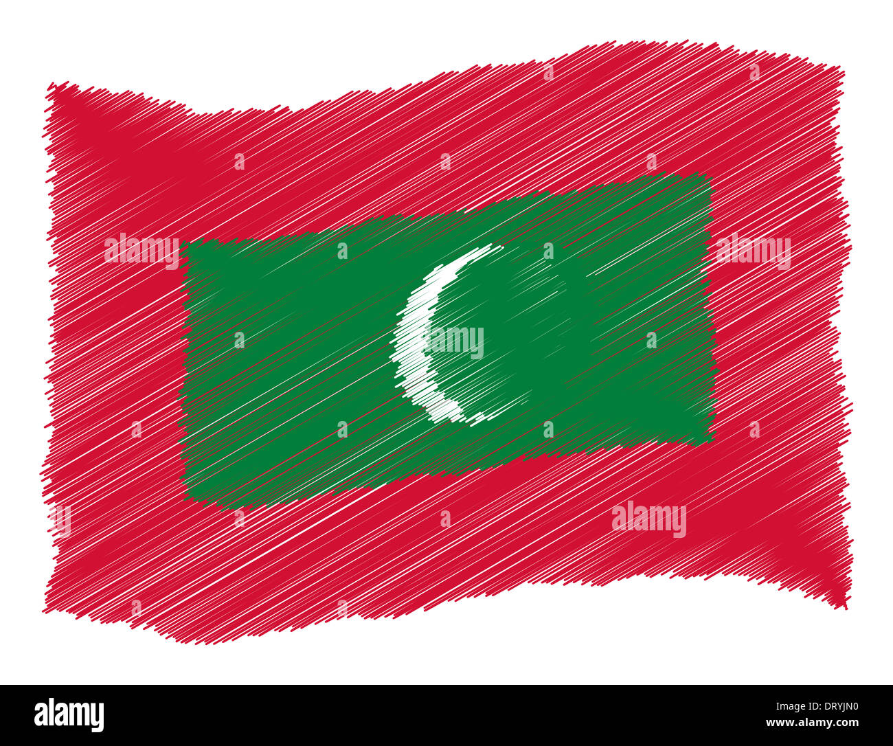 Sketch - Maldives Stock Photo - Alamy