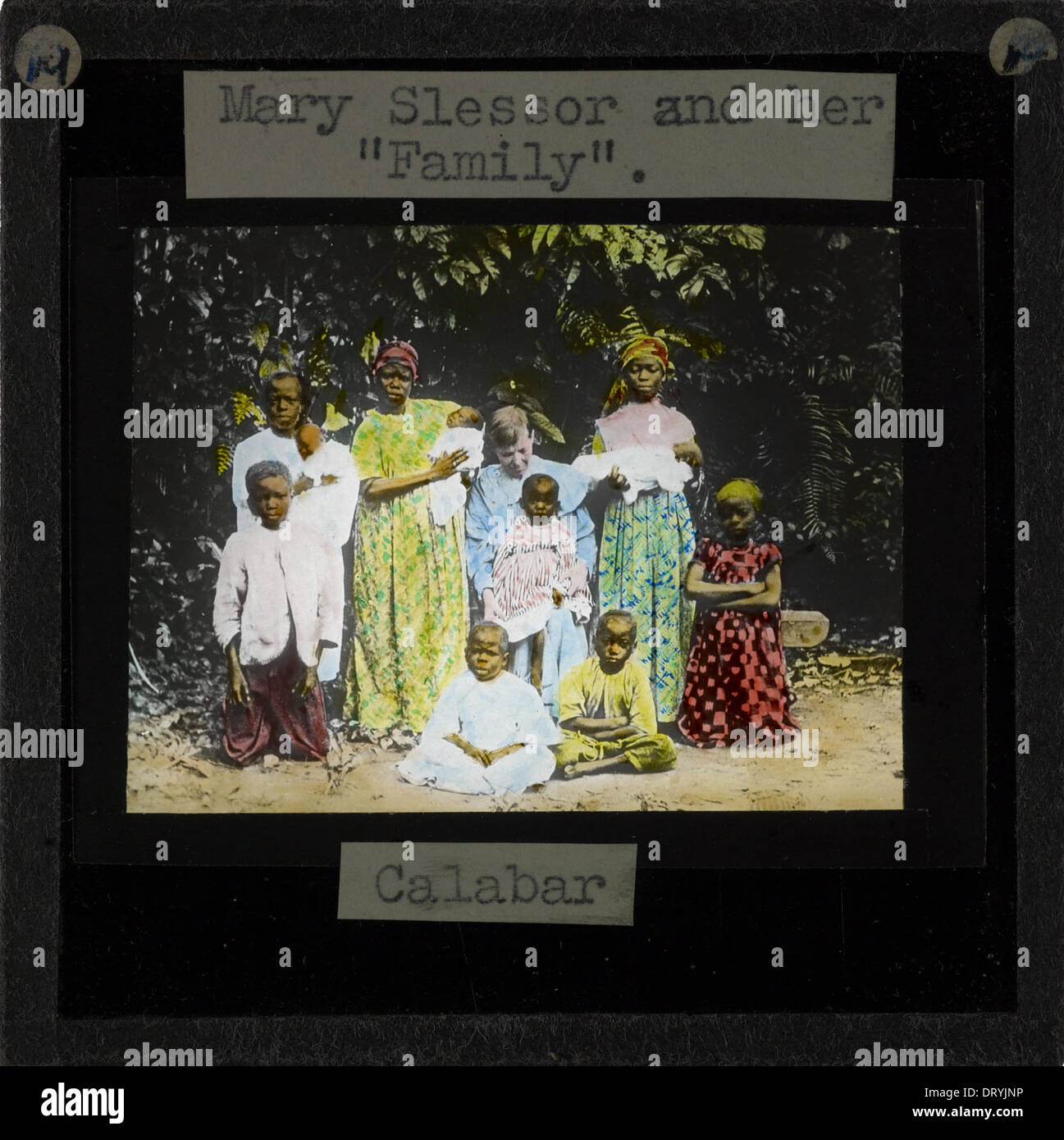 'Mary Slessor and her family', Calabar, late 19th century 237-CSWC4 ...