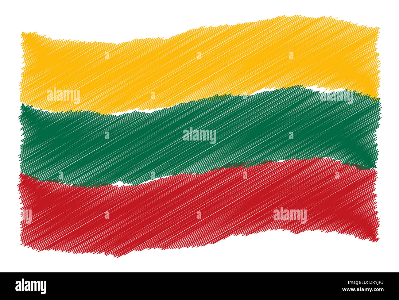 Litauen Flagge