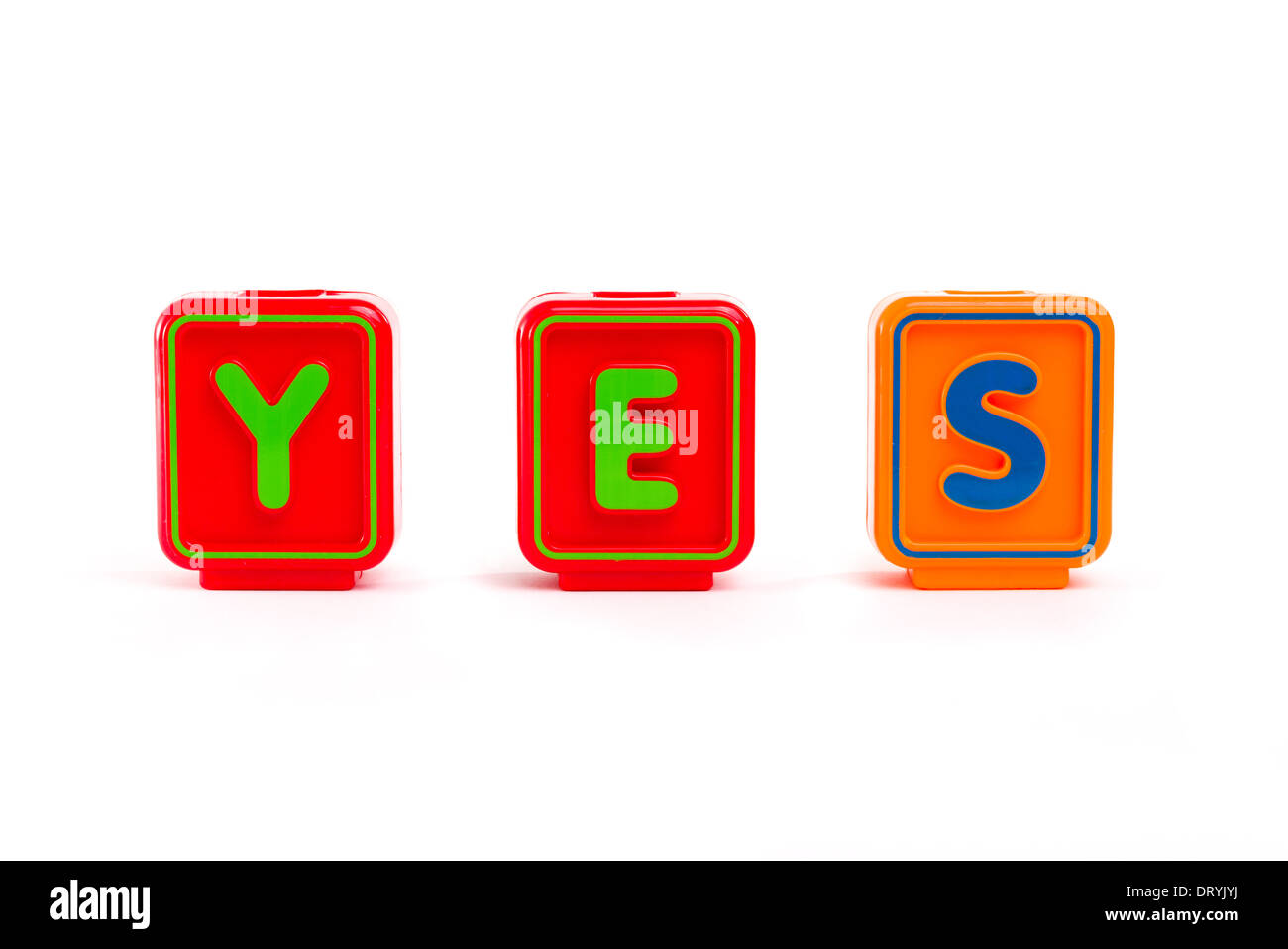 Word yes hi-res stock photography and images - Alamy