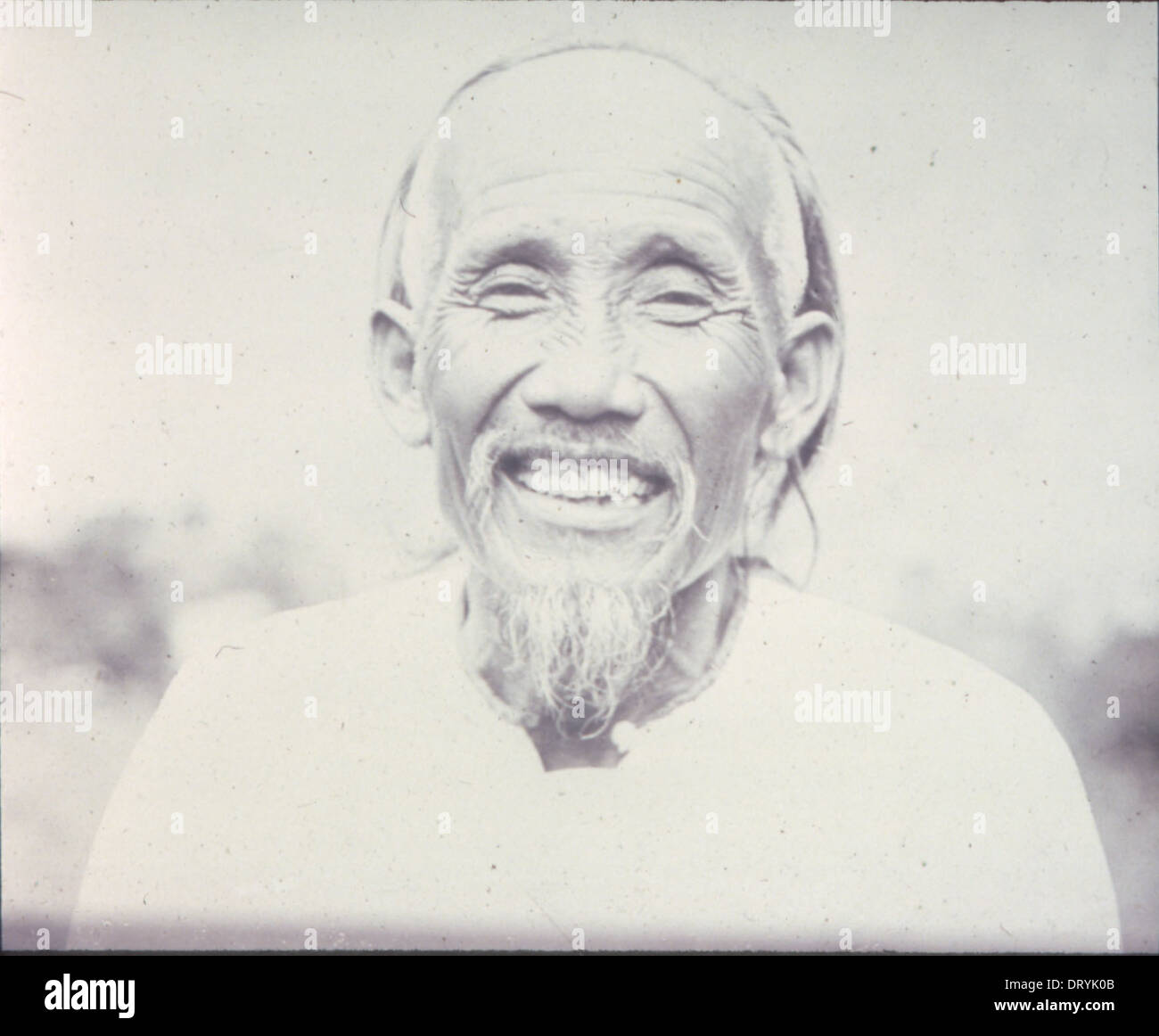The portrait of 'Old Tang', a favored boatman of the Logan family ...