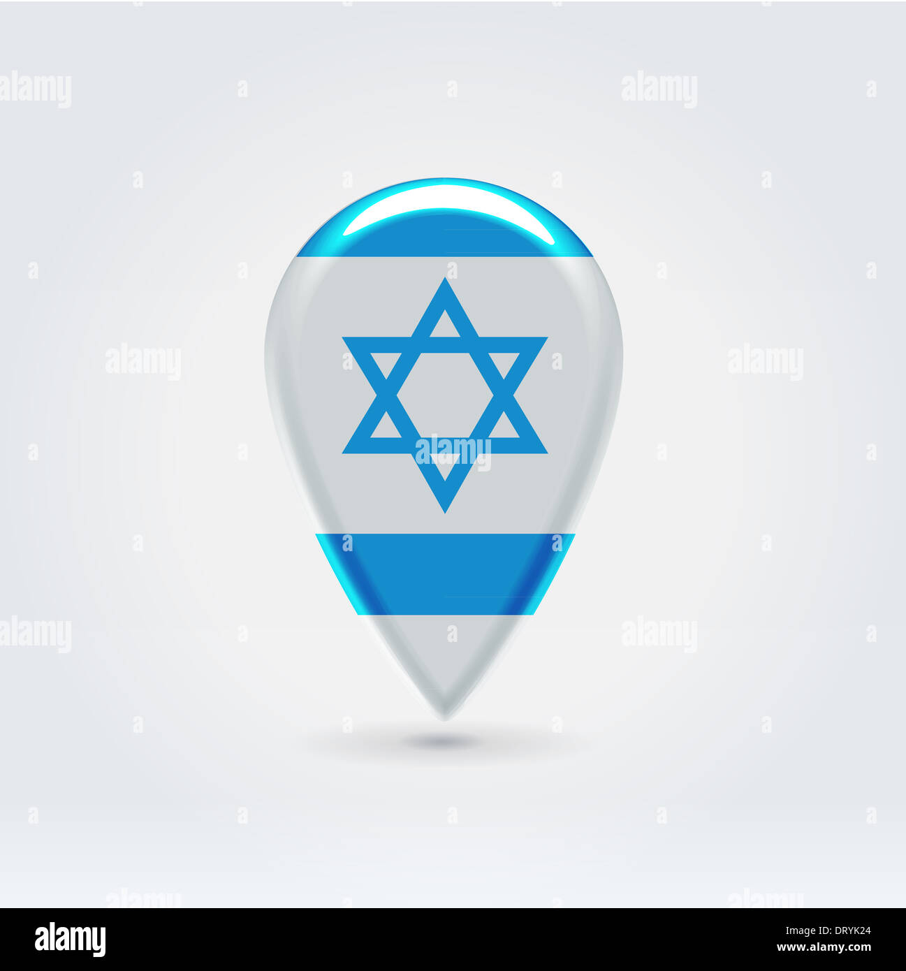 Geo location national point label Stock Photo - Alamy