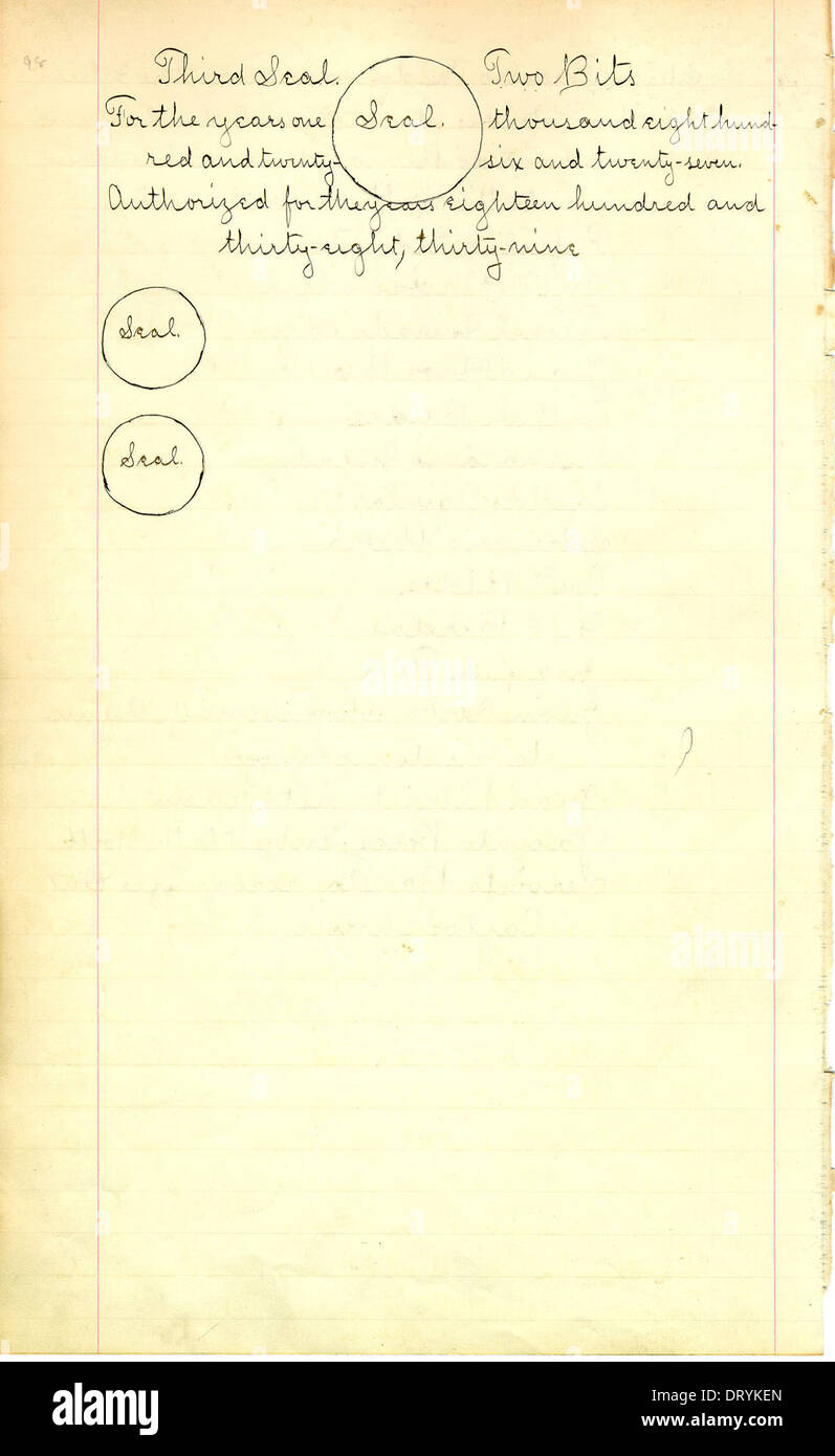 Early 1900s legal document hi-res stock photography and images - Alamy