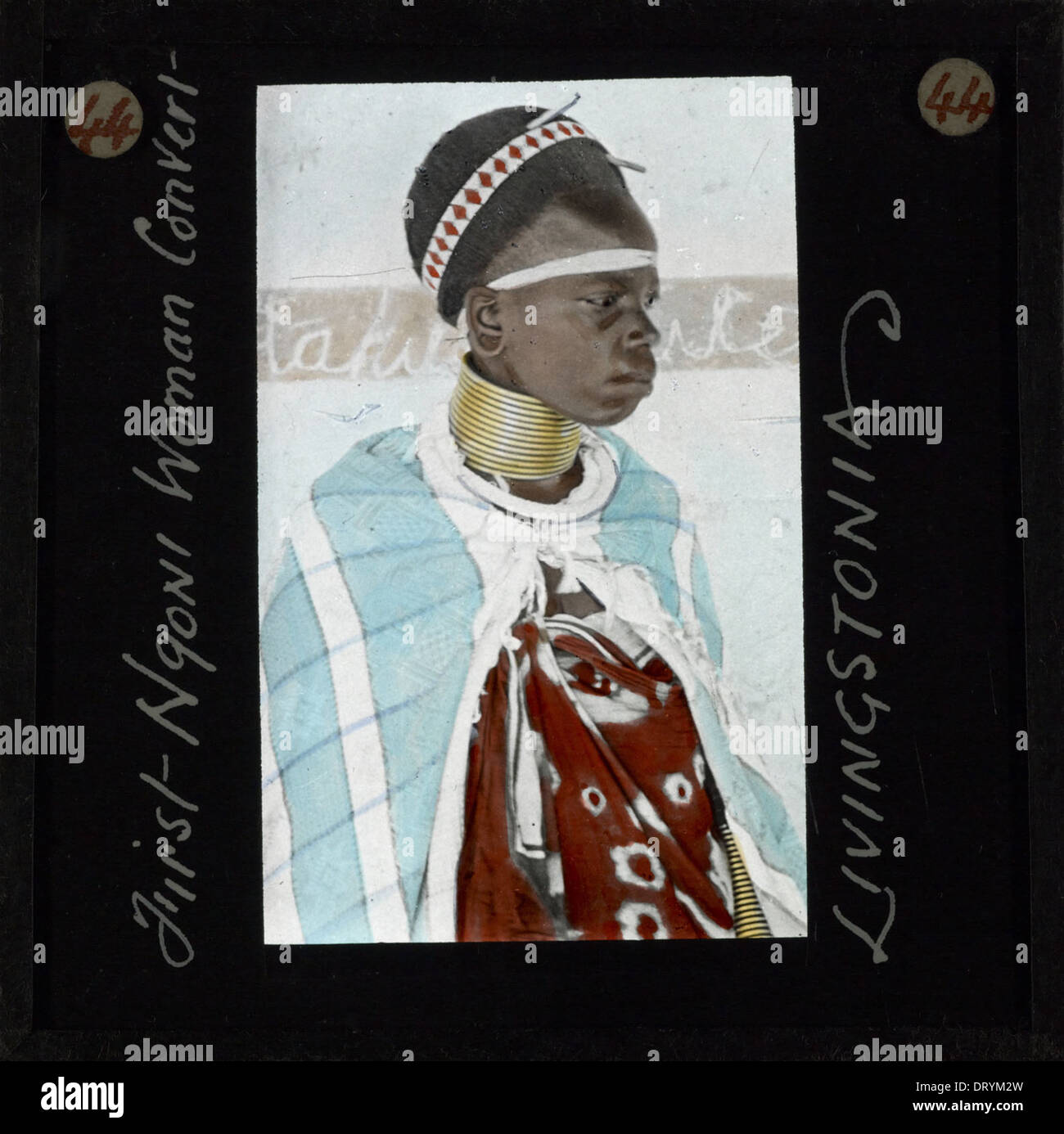 This photograph depicts the first Ngoni woman convert from Livingstonia ...