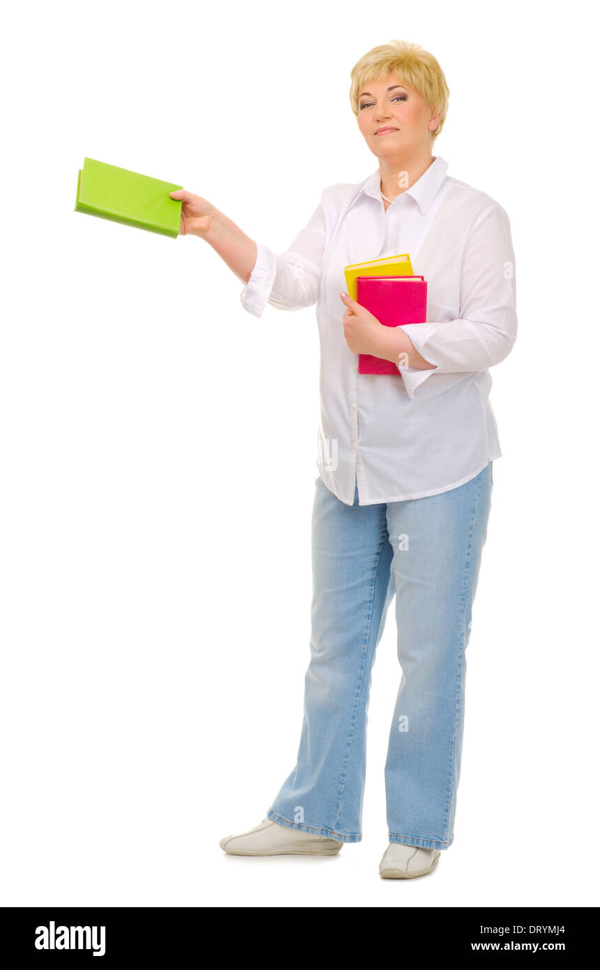 Senior people reading Cut Out Stock Images & Pictures - Alamy