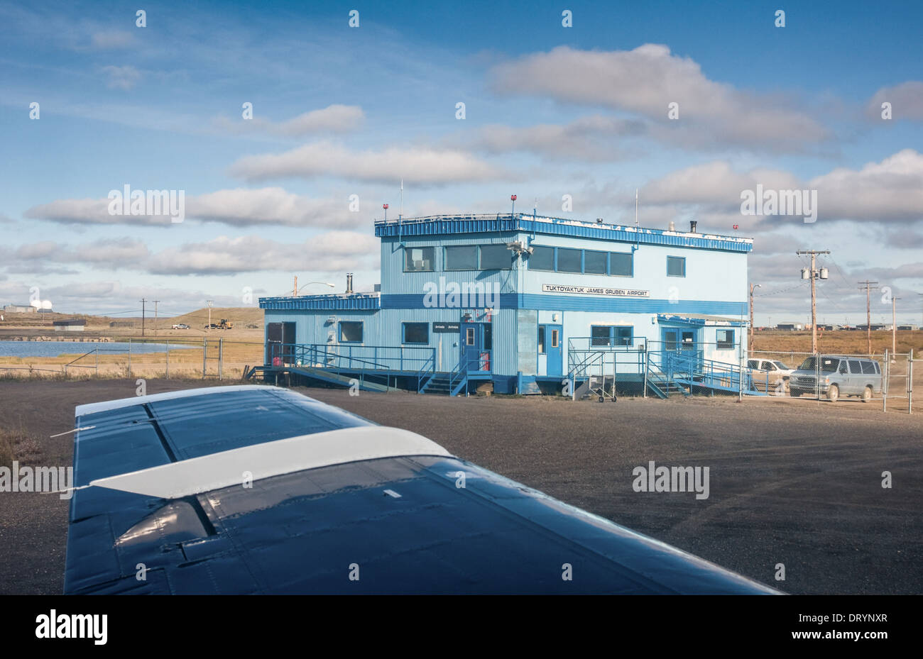 James Gruben Airport in Tuktoyaktuk, NWT Stock Photo - Alamy