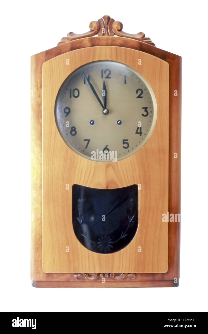 Antique wall clock Stock Photo - Alamy