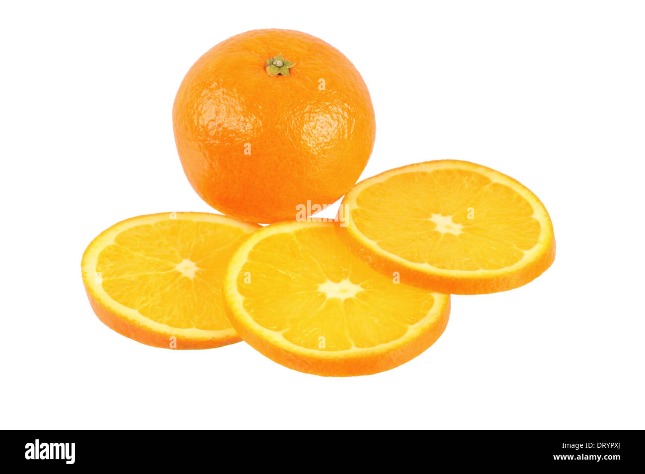 Pulp of the orange Cut Out Stock Images & Pictures - Alamy