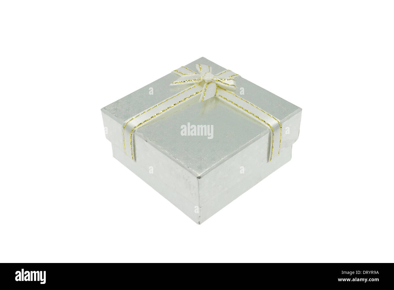 Silver gift box for Christmas, Thanksgiving, Birthday, Holiday, New ...