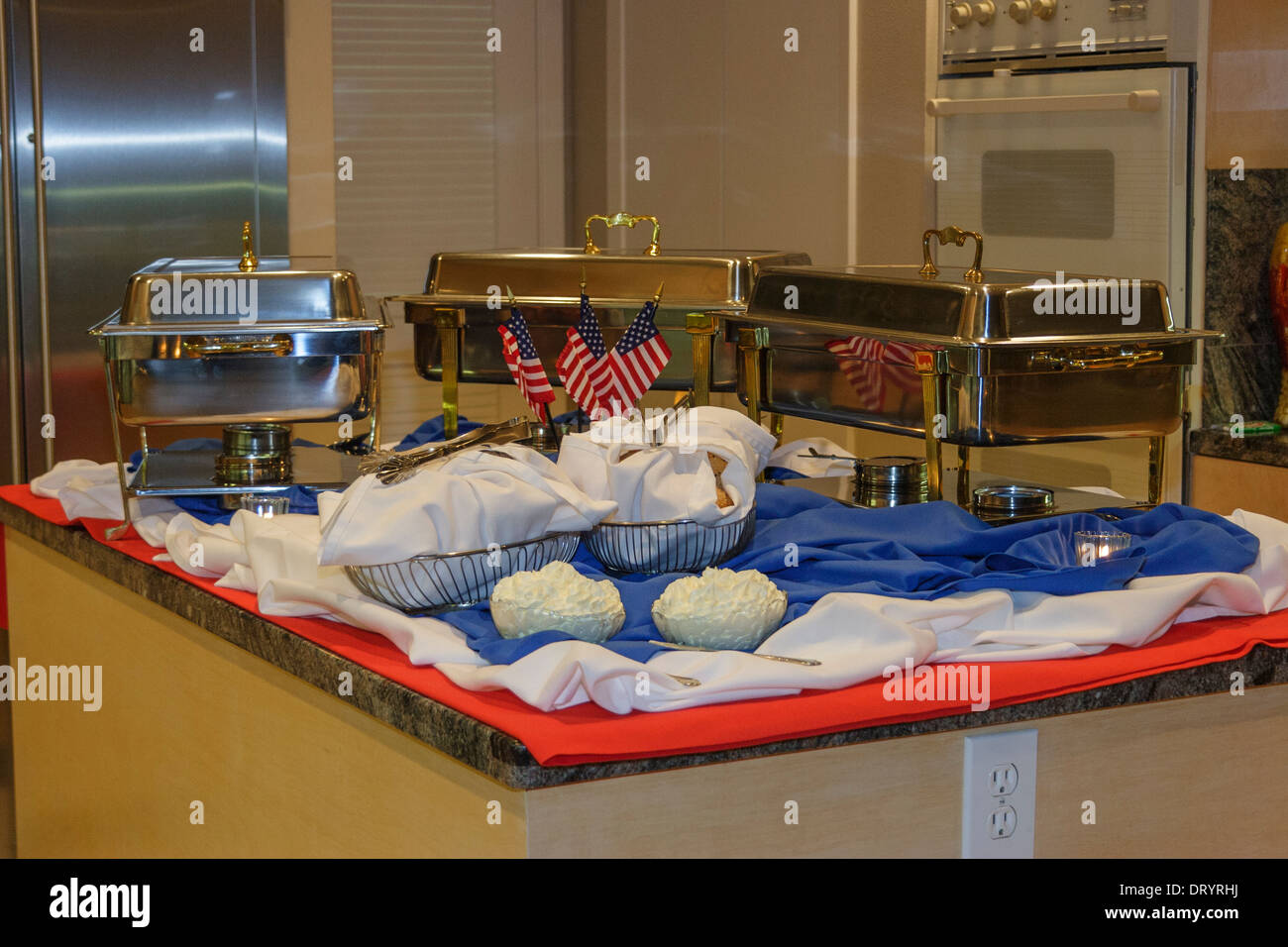 Party to celebrate obtaining U. S. citizenship, Conroe, Texas Stock ...