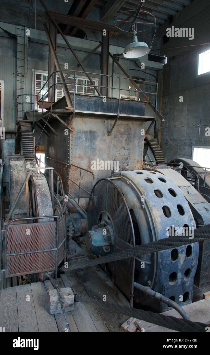 Historic gold mining dredge hi-res stock photography and images - Alamy