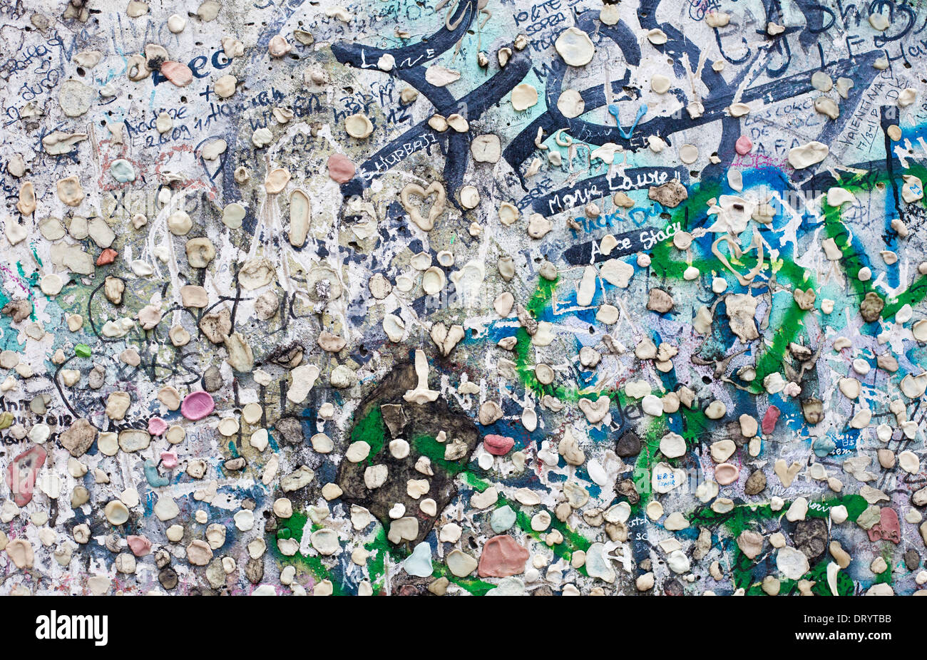 Berlin wall texture hi-res stock photography and images - Alamy
