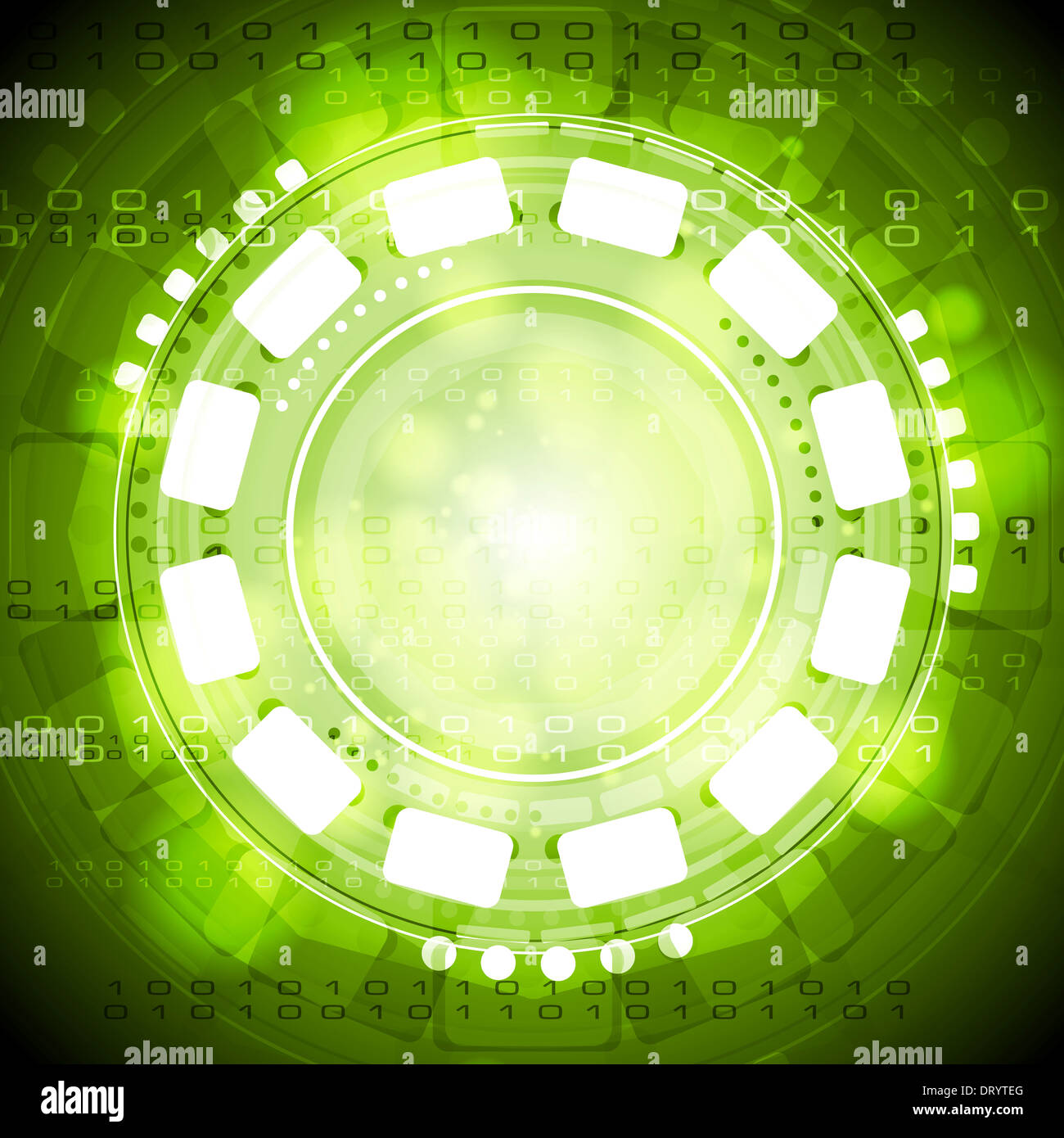 Abstract green hi-tech card. Vector background eps 10 Stock Photo - Alamy
