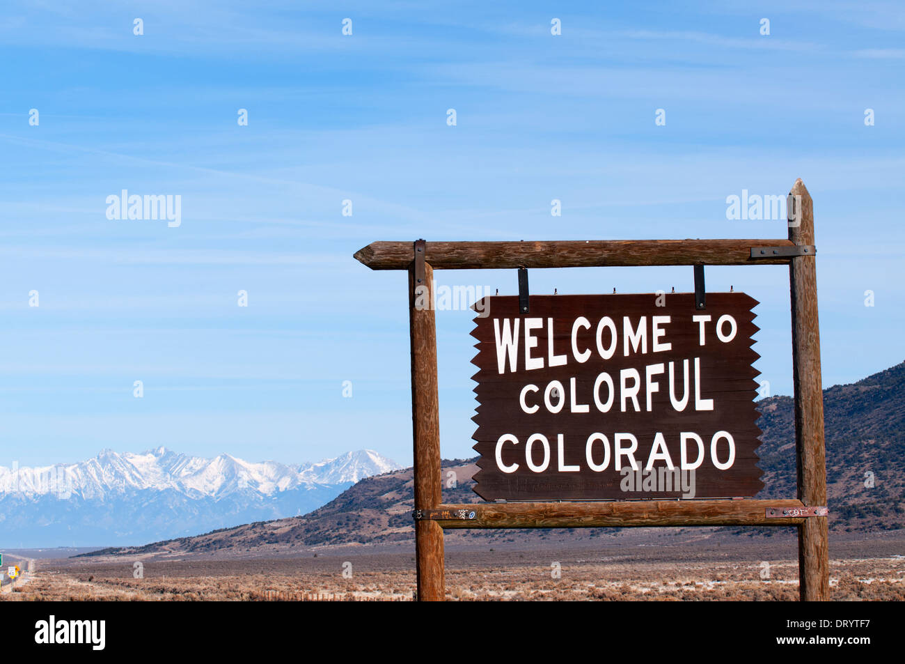 Colorado welcome sign hi-res stock photography and images - Alamy