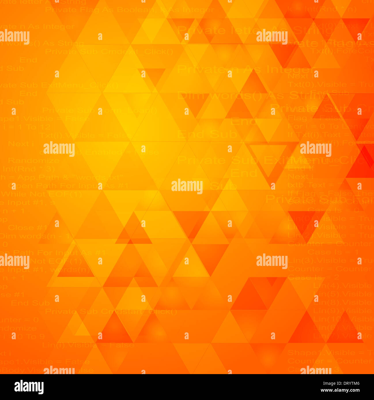 Abstract triangle shapes vector tech design Stock Photo - Alamy