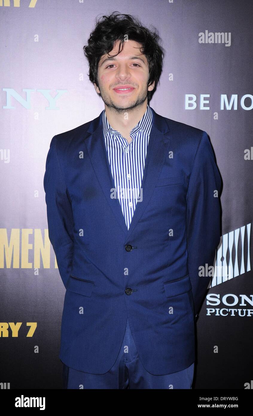 New York, NY, USA. 4th Feb, 2014. Dimitri Leonidas at arrivals for THE ...