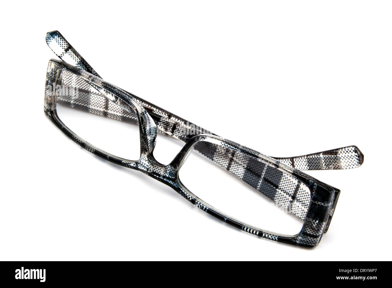 Beautiful glasses isolated on white background Stock Photo - Alamy