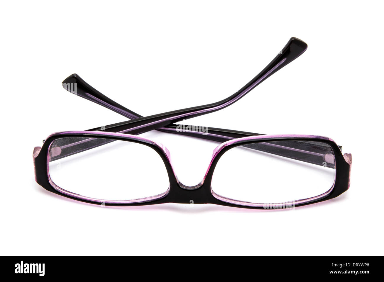 Beautiful glasses isolated on white background Stock Photo - Alamy