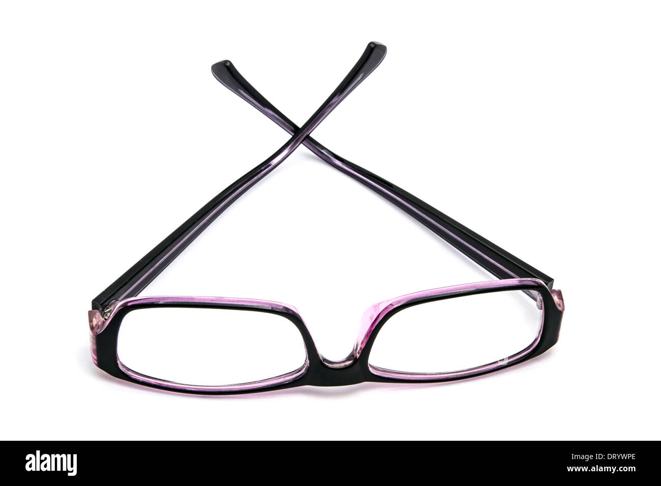 Beautiful glasses isolated on white background Stock Photo - Alamy