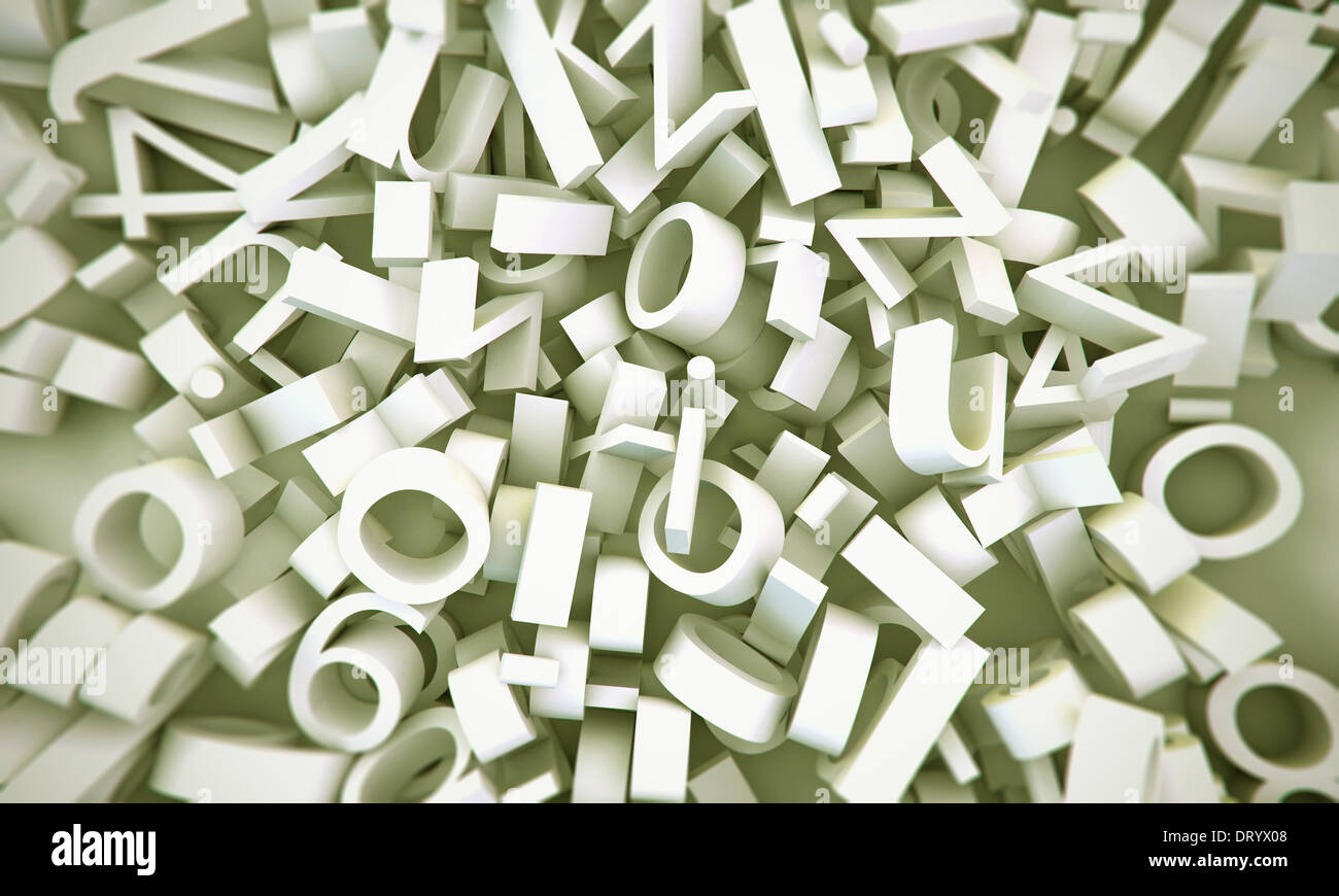 letters and numbers isolated on white background Stock Photo - Alamy