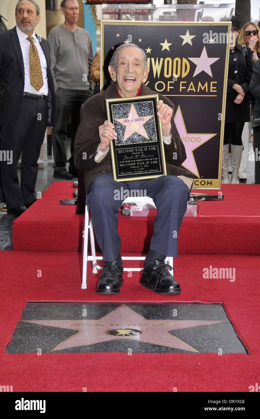 Los Angeles, CA, USA. 4th Feb, 2014. Jack H. Harris at the induction ...