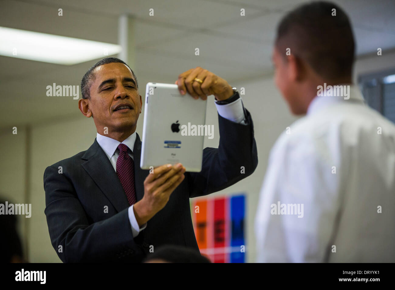 Adelphi, Maryland, USA. 04th Feb, 2014. United States President Barack ...