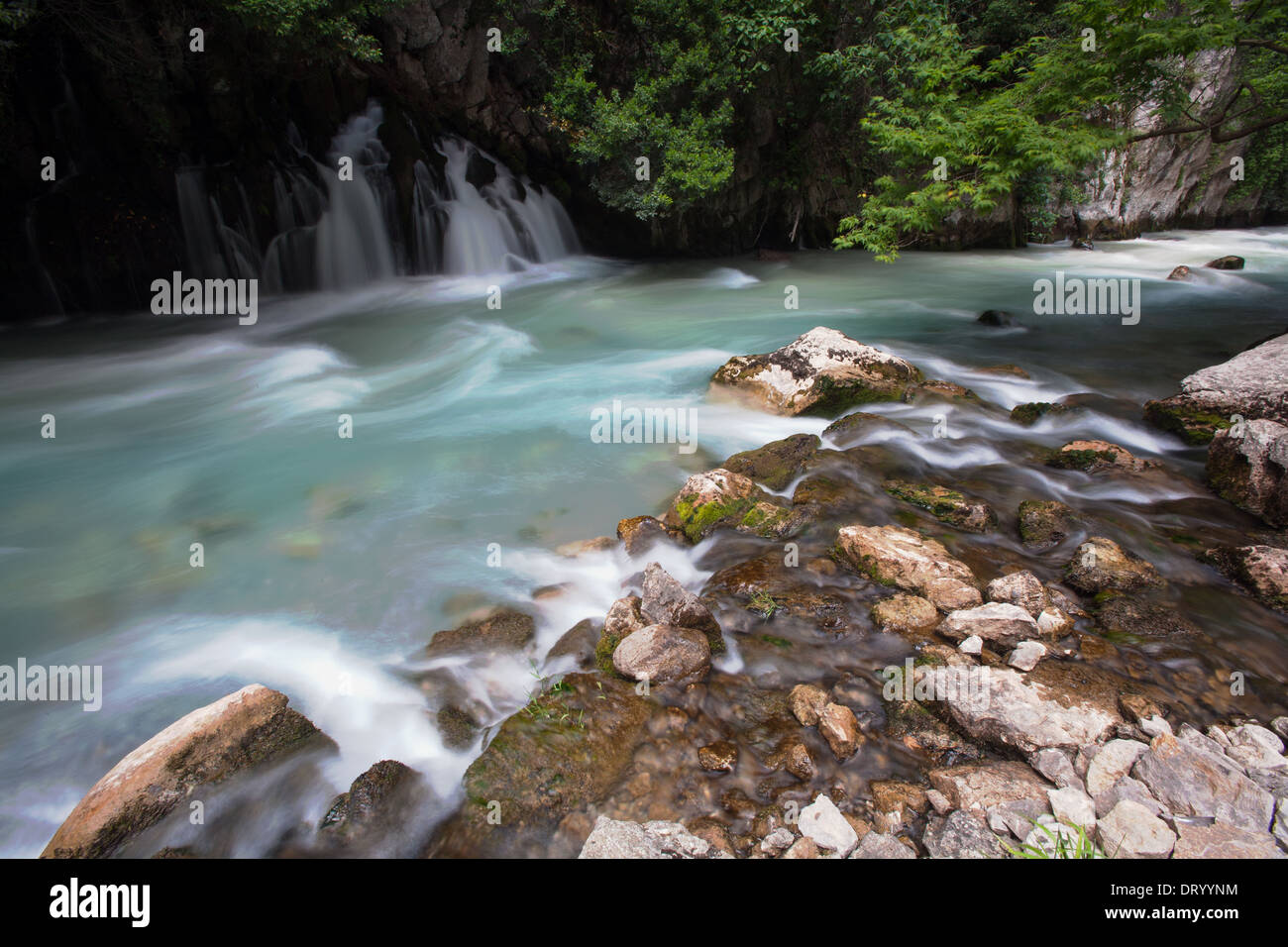 Waterfalls on Tarsus River, Mersin Turkey Stock Photo - Alamy