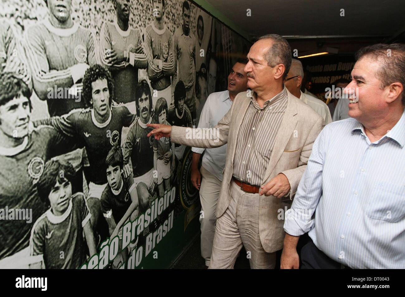 Brazilian Minister of Sports Aldo Rebelo visit base camp in Brazil for ...